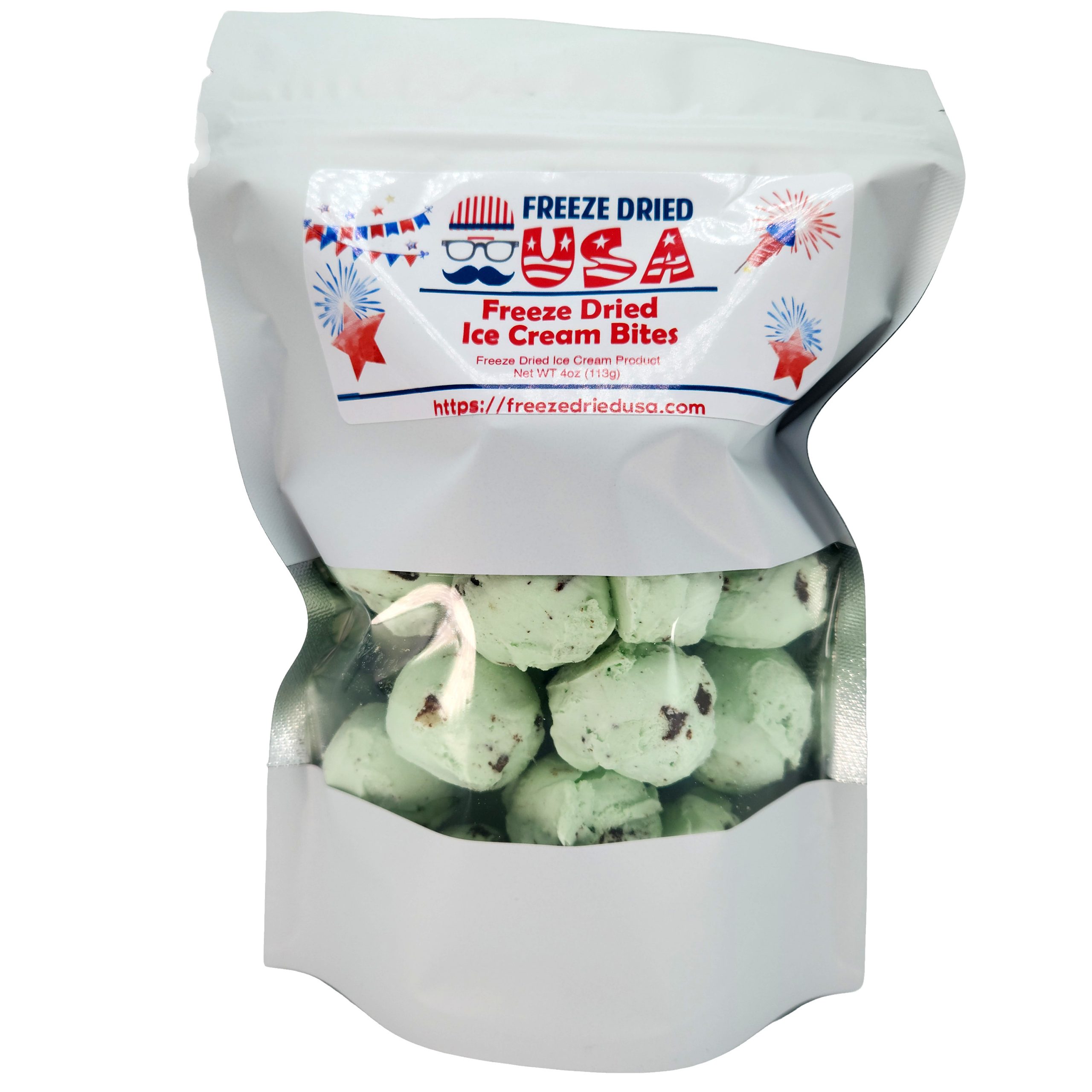 Freeze Dried USA Chocolate Mint Ice Cream Bites (4oz)